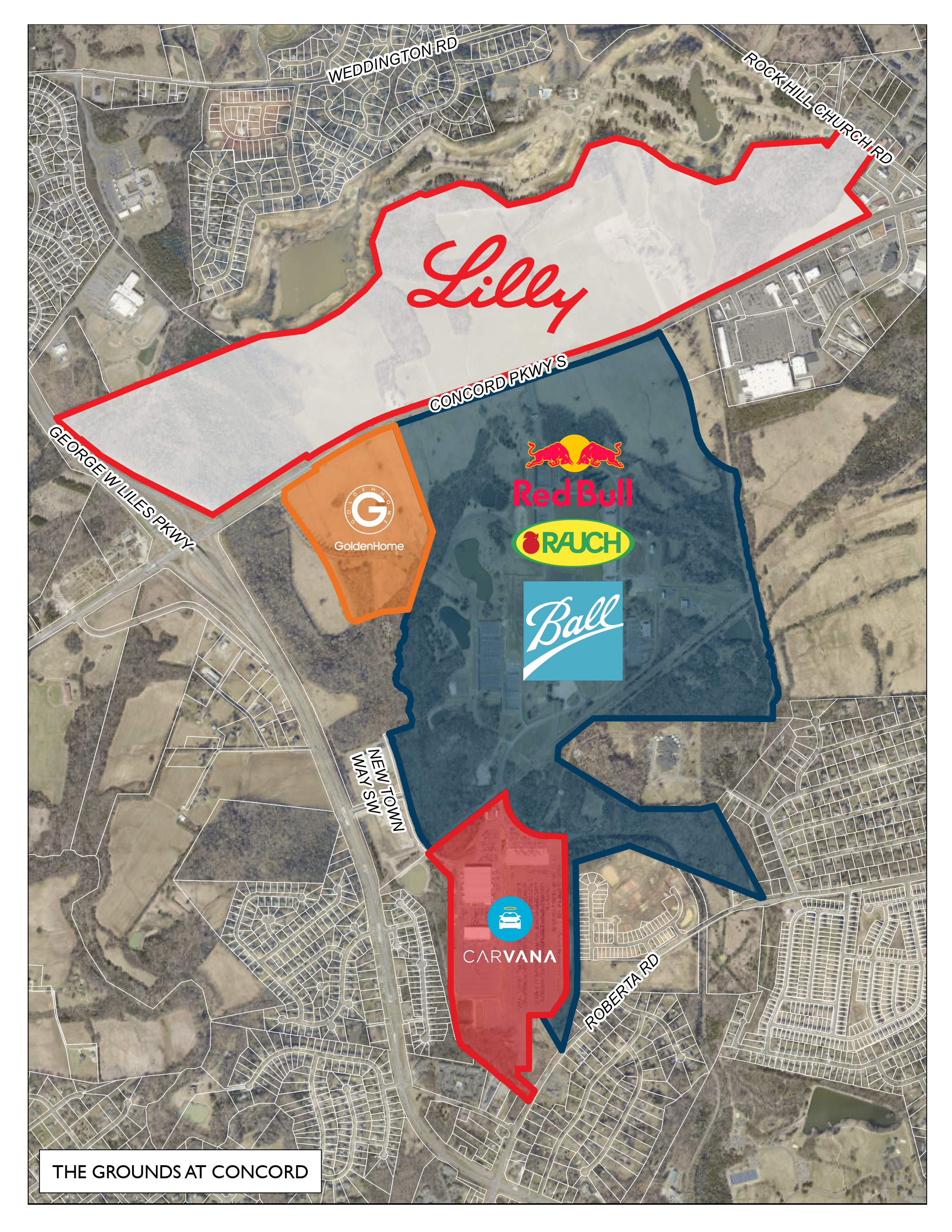 Concord Mills Location Map